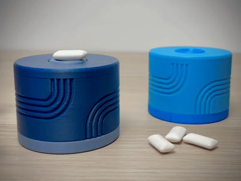 Gum Dispenser - With Lock | Gum Bottle | Gum Box by Matthew Ghost ...