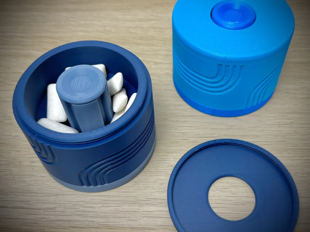 Gum Dispenser - With Lock | Gum Bottle | Gum Box by Matthew Ghost ...