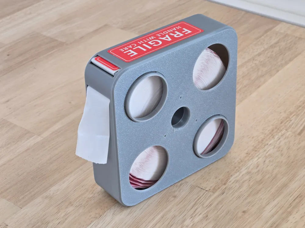 Stackable 1 inch label dispenser organizer by Maker10 - MakerWorld