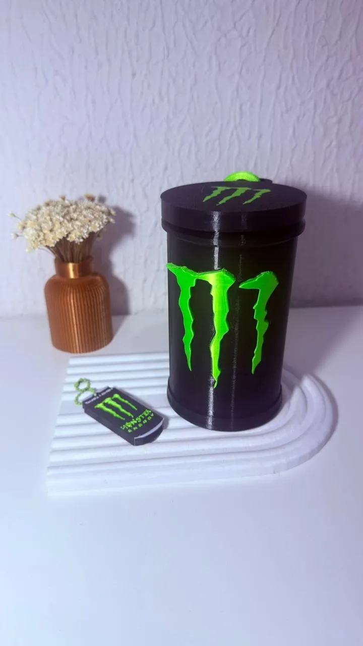 Caneca monster fechada - Modelo gratuito para impressão 3D - MakerWorld