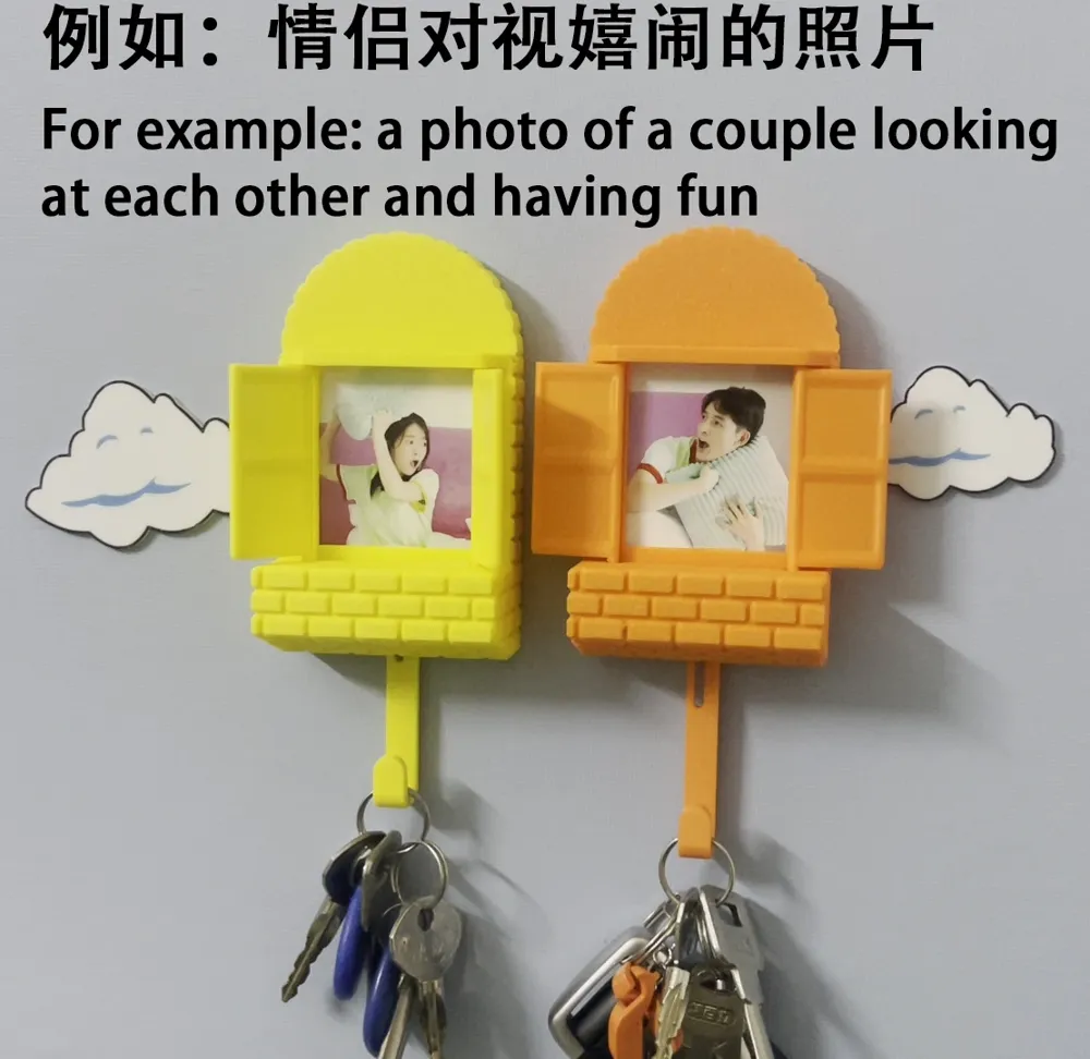 Photo frame window sill hook相框窗台钥匙挂钩 - Free 3D Print Model - MakerWorld