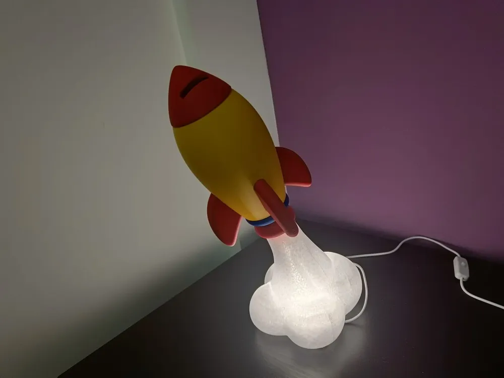 RocketBoost Lamp – Launch Your Savings (NO AMS) - Free 3D Print Model ...