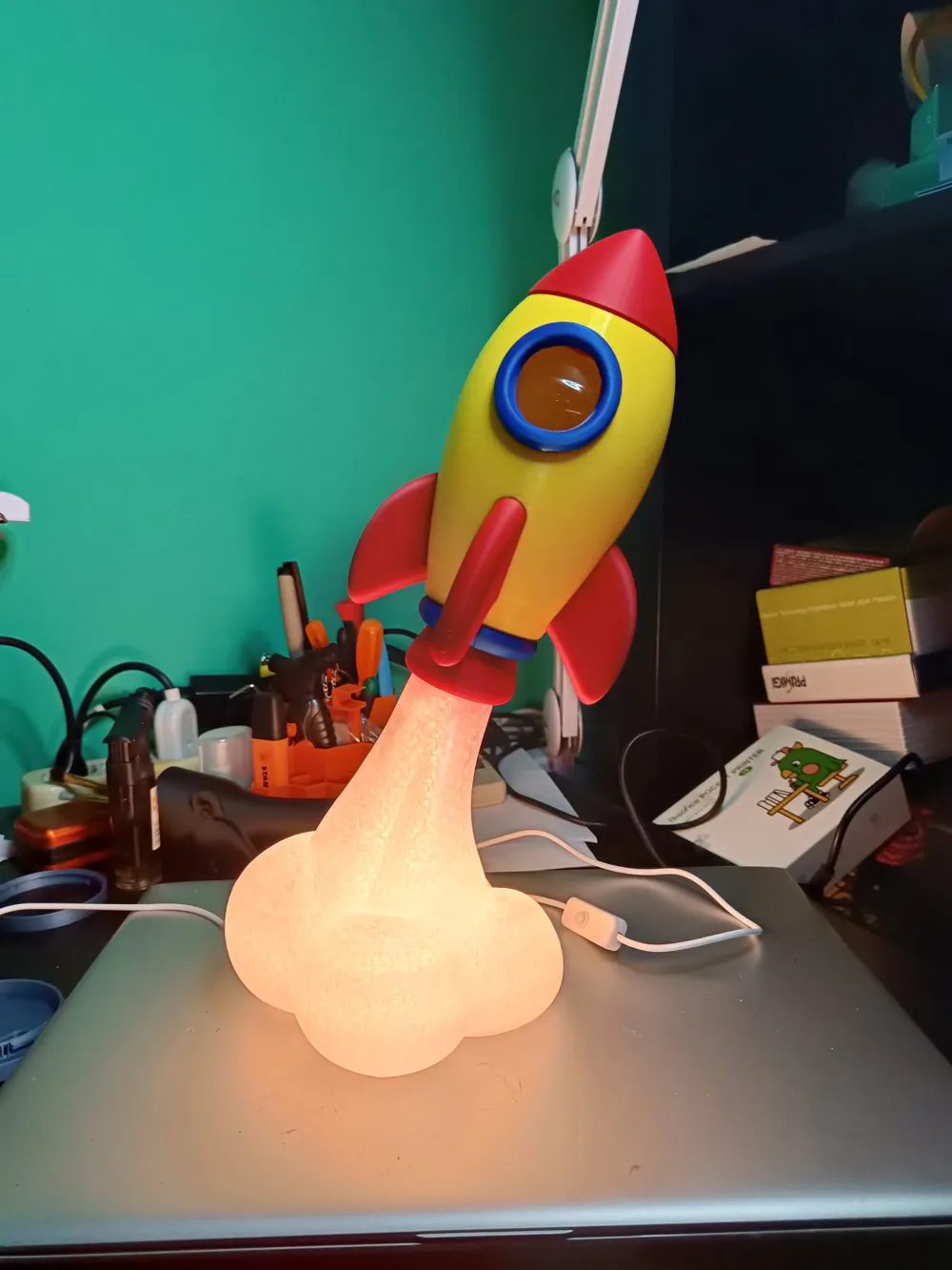 RocketBoost Lamp – Launch Your Savings (NO AMS) - Free 3D Print Model ...