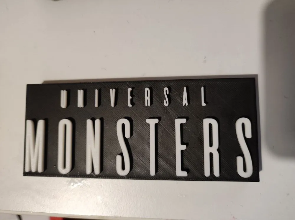 Universal Monsters Logo by ndefonte80 - MakerWorld
