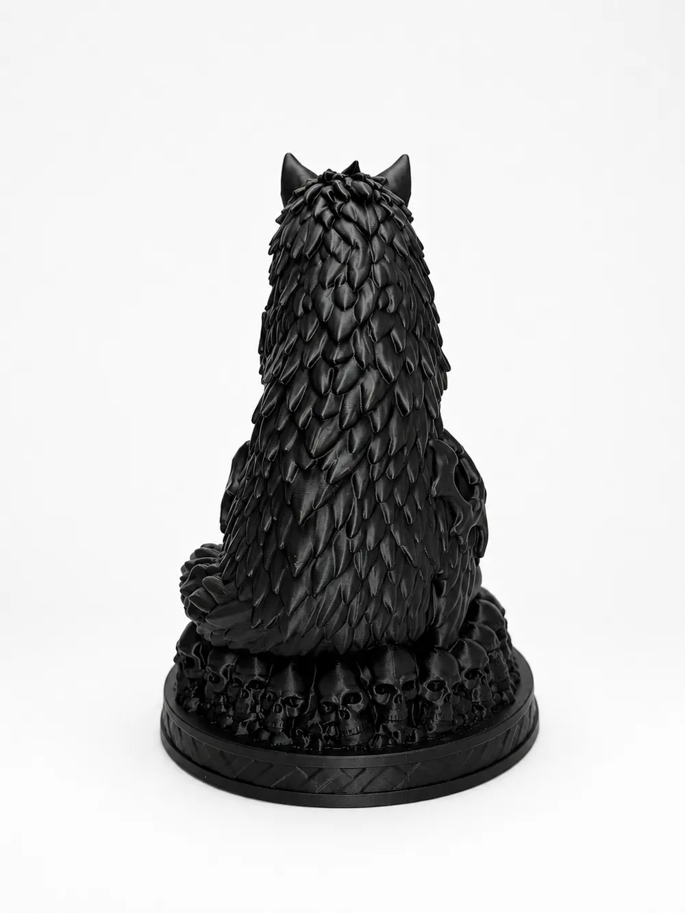 Necro Wolf - Premium Sculpture - Free 3D Print Model - MakerWorld