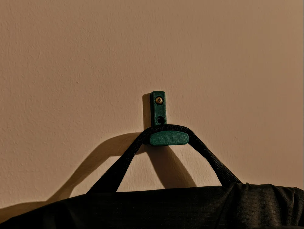 Wall Hook for Backpacks, Bags and Pouches by miniPrint - MakerWorld