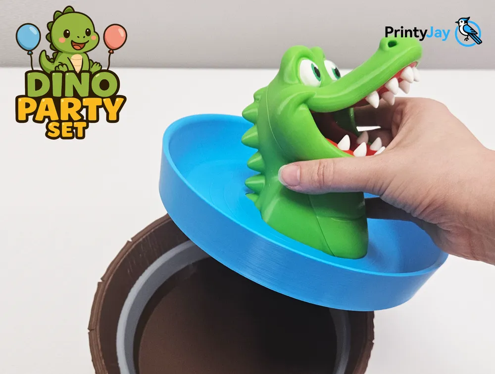 Ensemble fête Dino - Bol à goûter Croco, votre héros du nettoyage par ...