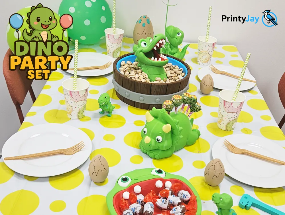 Ensemble fête Dino - Bol à goûter Croco, votre héros du nettoyage par ...