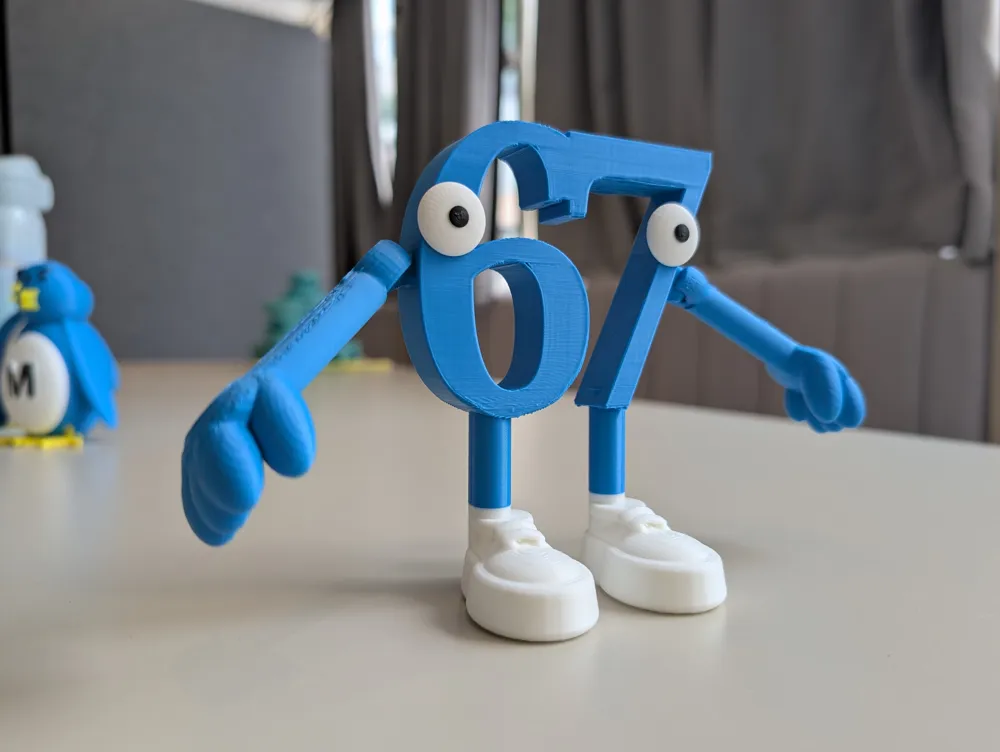 67 Toy - Steal a Brainrot - MakerWorld 3D Model | 3Drop