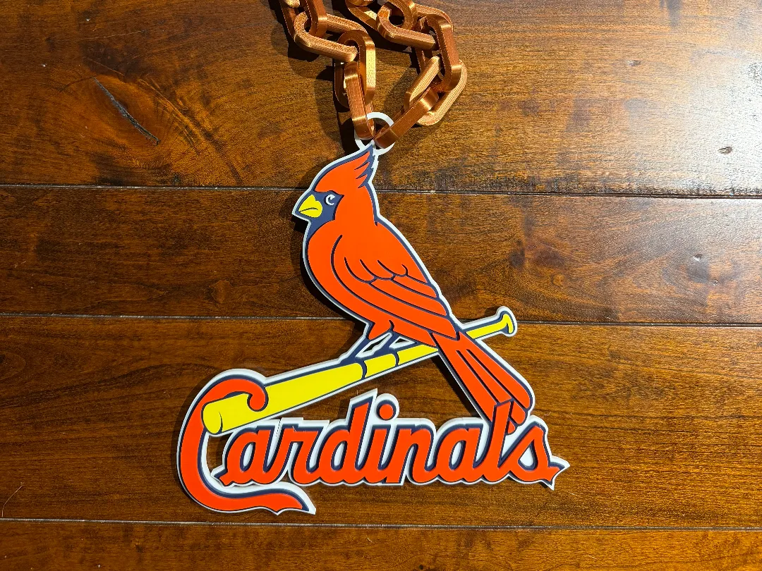 Collar extragrande con logo alternativo de los St. Louis Cardinals por 3D River Designs ...