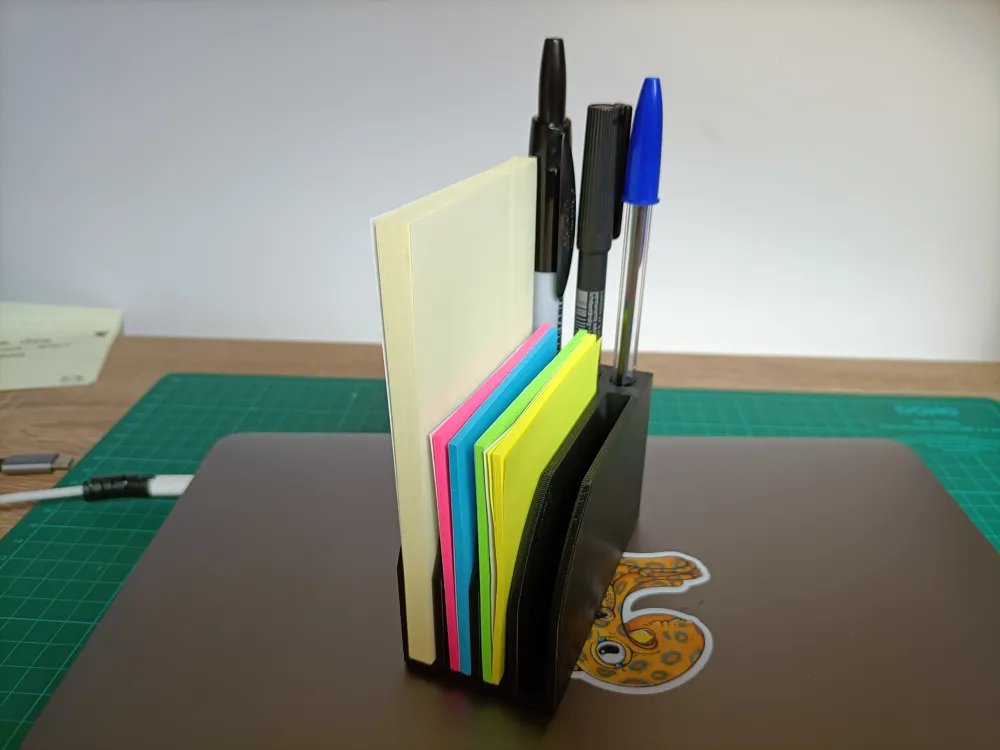 Post-it & pen organizer by danibautistafernandez - MakerWorld