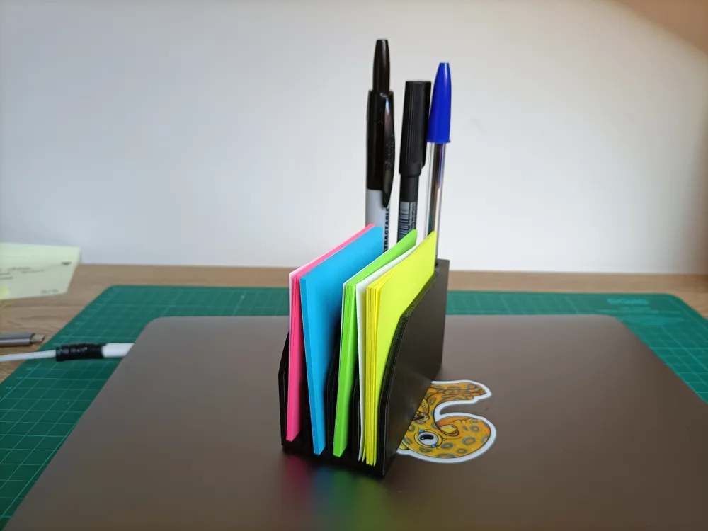 Post-it & pen organizer by danibautistafernandez - MakerWorld