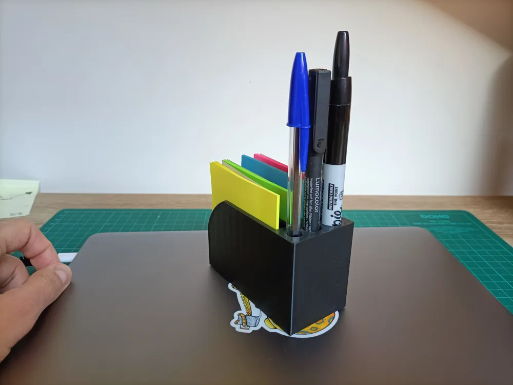 Post-it & pen organizer by danibautistafernandez - MakerWorld