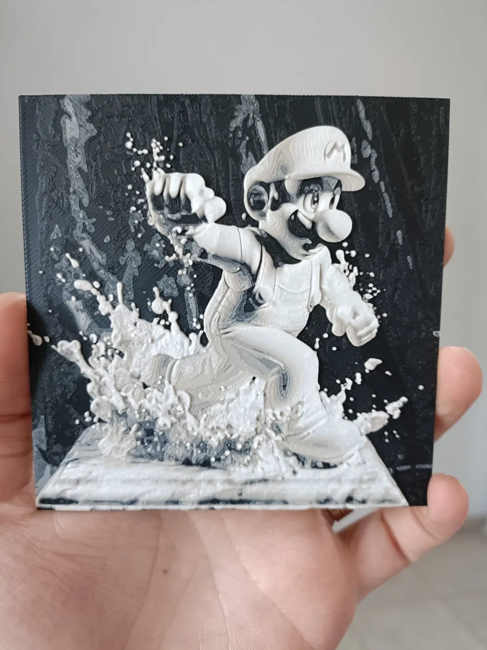Super Mario in Bubbles by sduppleganger - MakerWorld