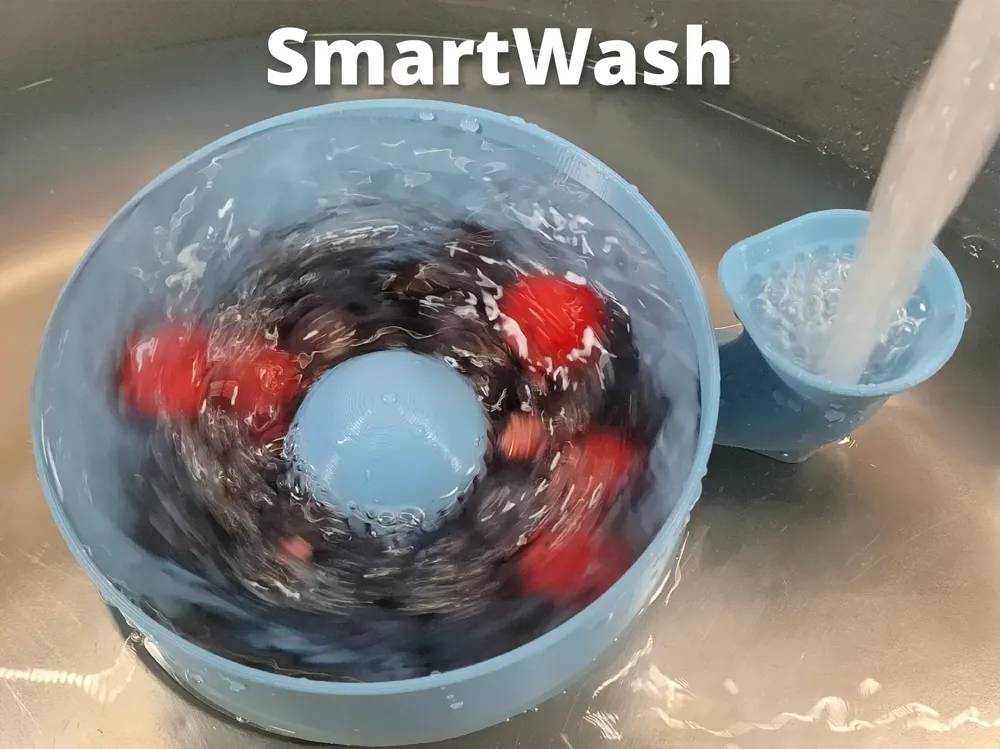 SmartWash V4 Fruit & Vegetable Vortex Washer Bowl - Free 3D Print Model ...