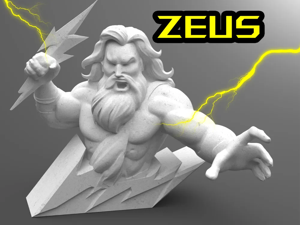 ZEUS – God of Thunder by MXDesign MakerWorld: Download Free 3D Models