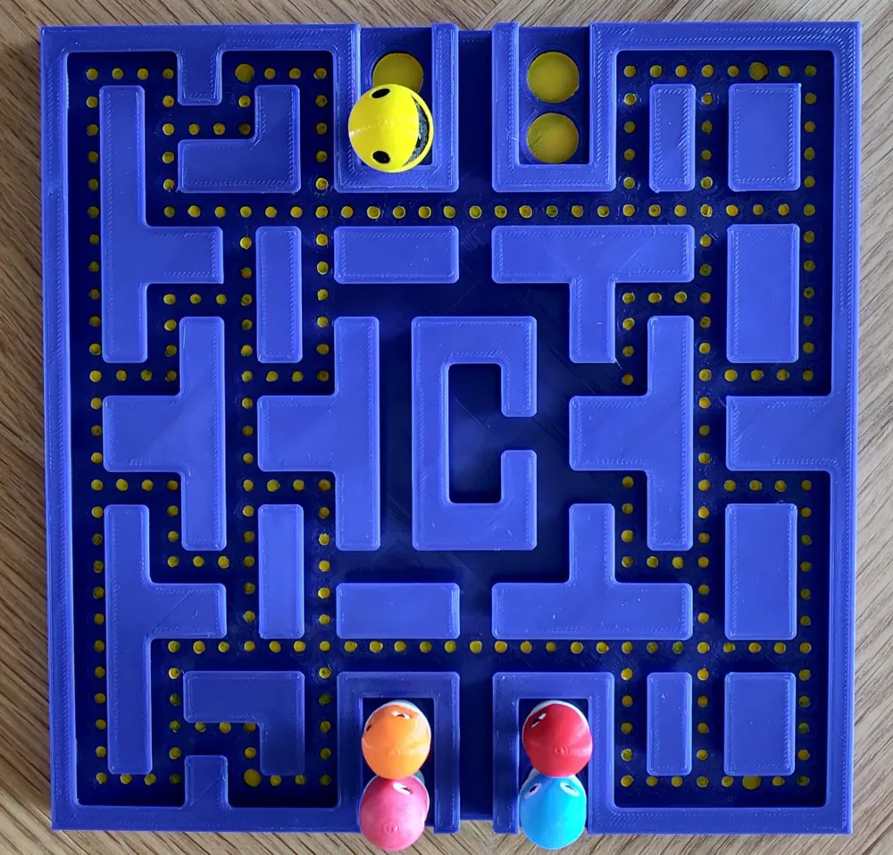 Pac-Man Interactive Level Board by Dragomin MakerWorld: Download Free ...