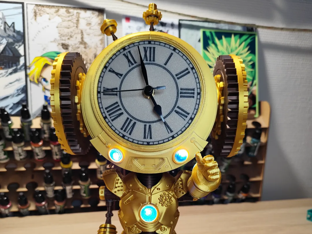 Clock Guardian - Free 3D Print Model - MakerWorld