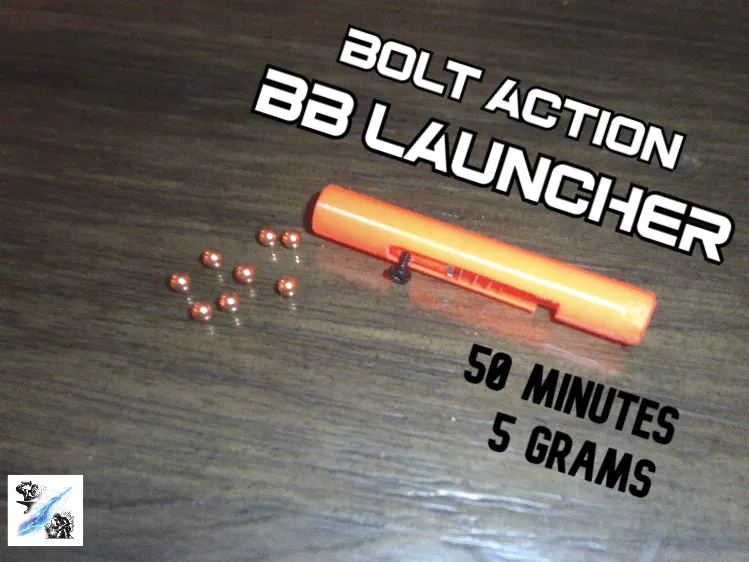 Bolt Action BB Launcher - Free 3D Print Model - MakerWorld