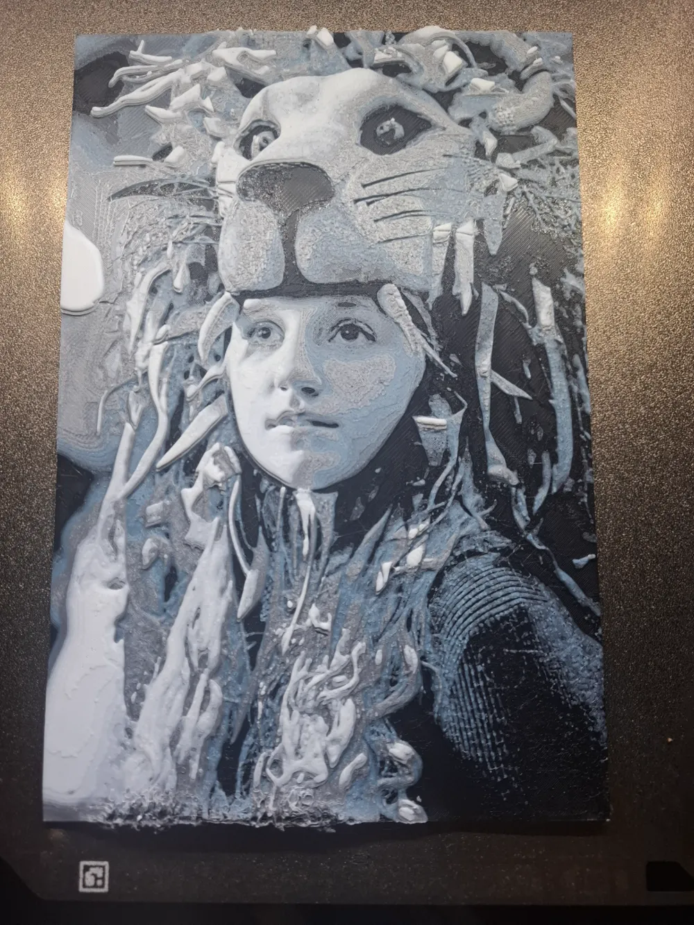 Luna as the Lion (Harry Potter) Hueforge by dinkydoo10 - MakerWorld
