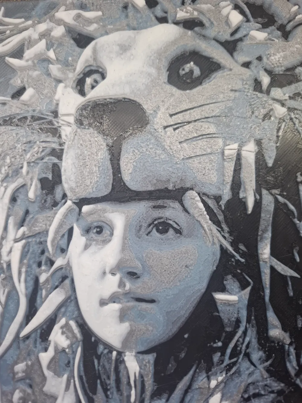 Luna as the Lion (Harry Potter) Hueforge by dinkydoo10 - MakerWorld