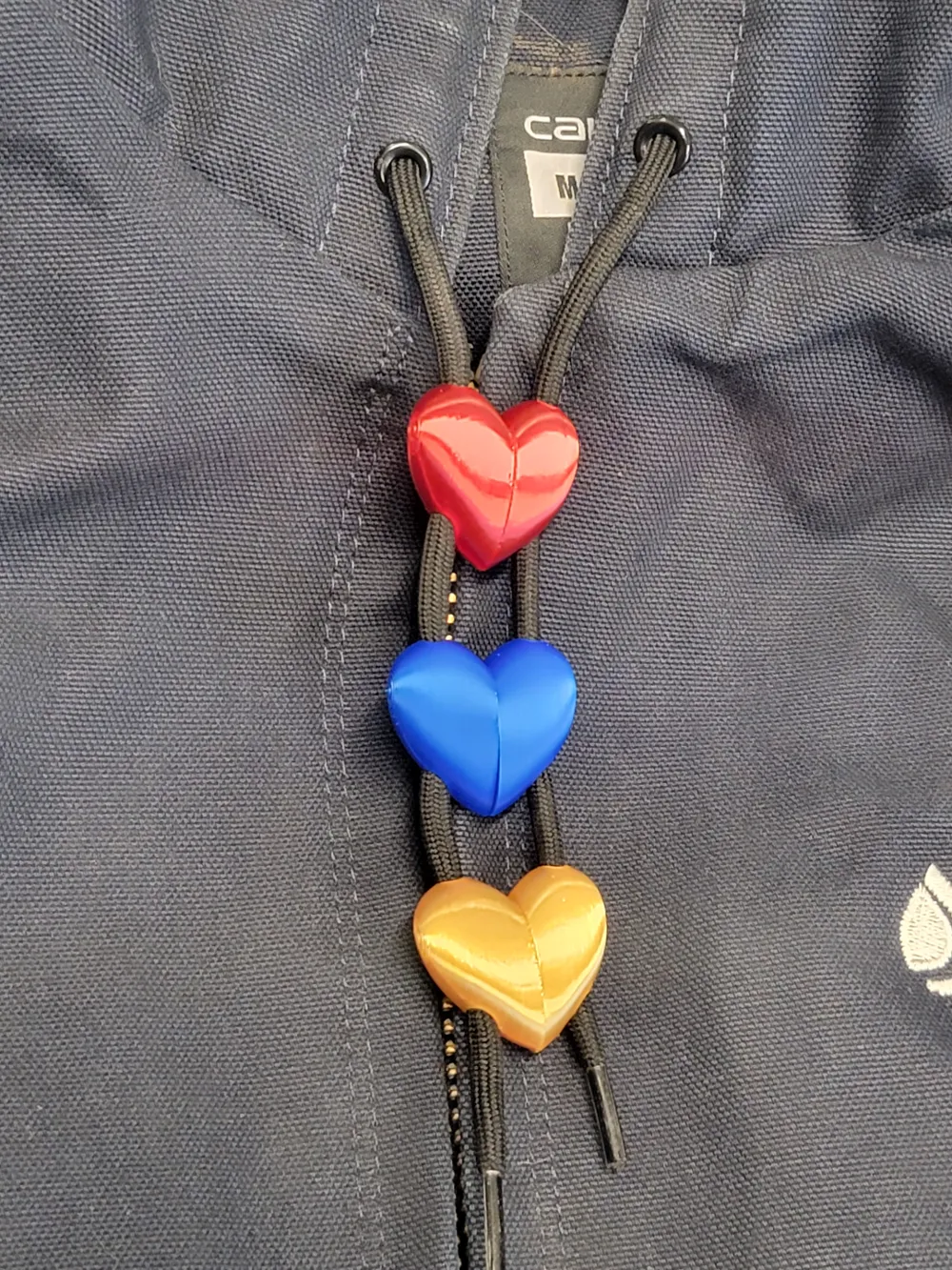 Magnetic Heart Drawstring Charm - Hoodie Beads by Click Print Creatives ...