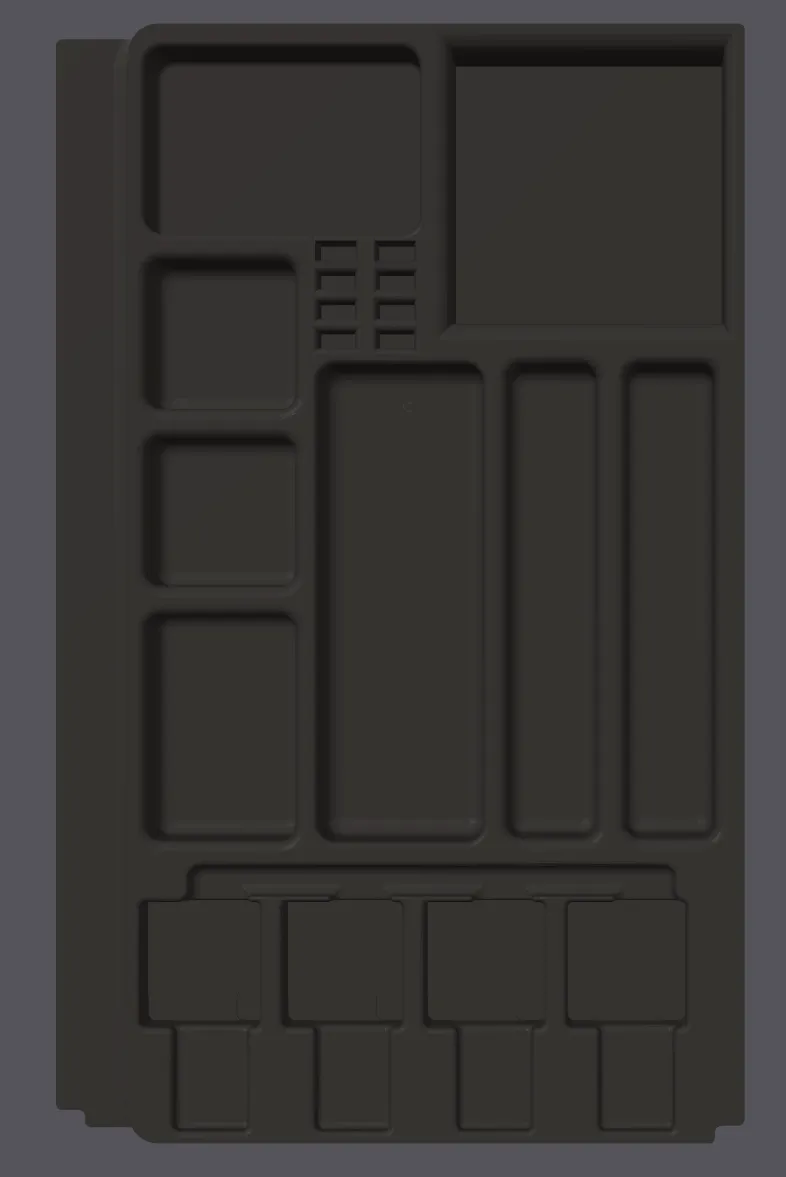 Less restrictive Organization Insert for AMS Drawer Remixed by Kirans ...