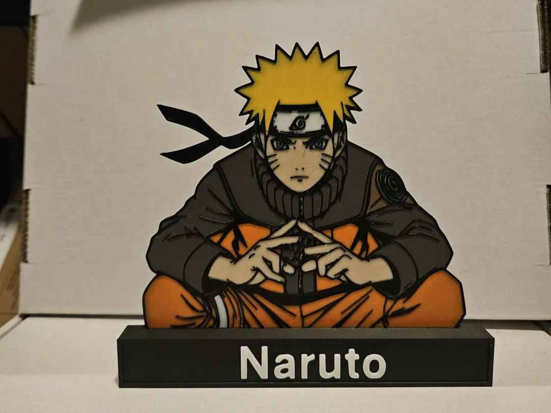 Naruto - Espositore Naruto Inginocchiato! da Jessie_3d_art MakerWorld: Scarica Modelli 3D Gratuiti