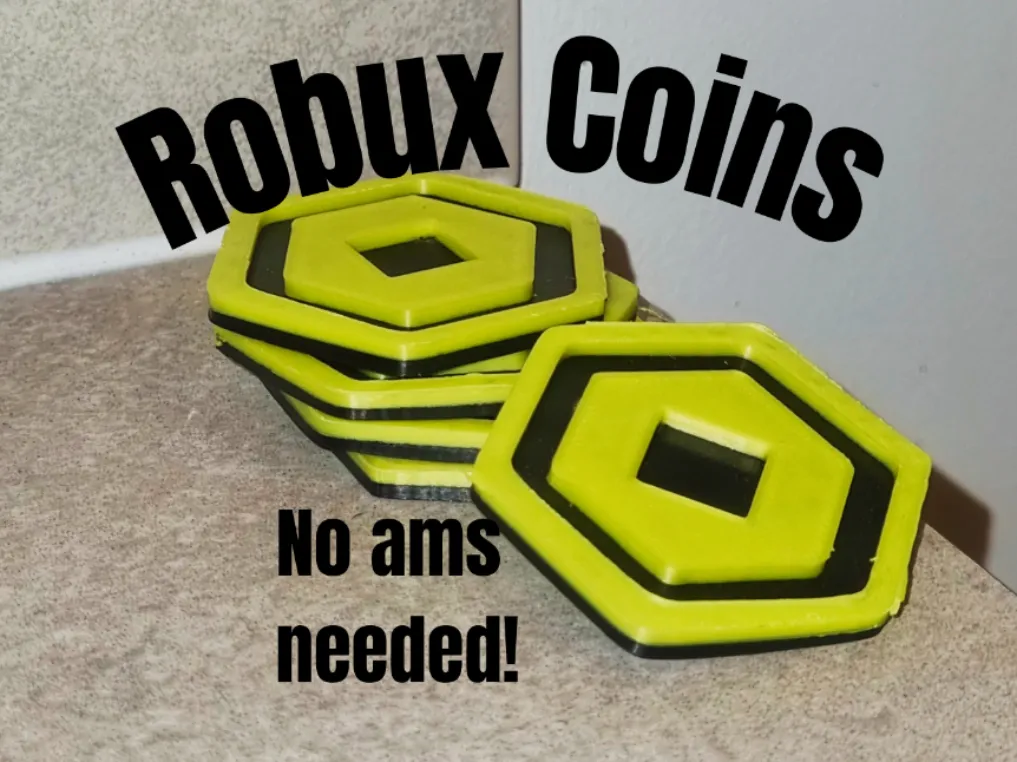 Robux coin/token - Free 3D Print Model - MakerWorld