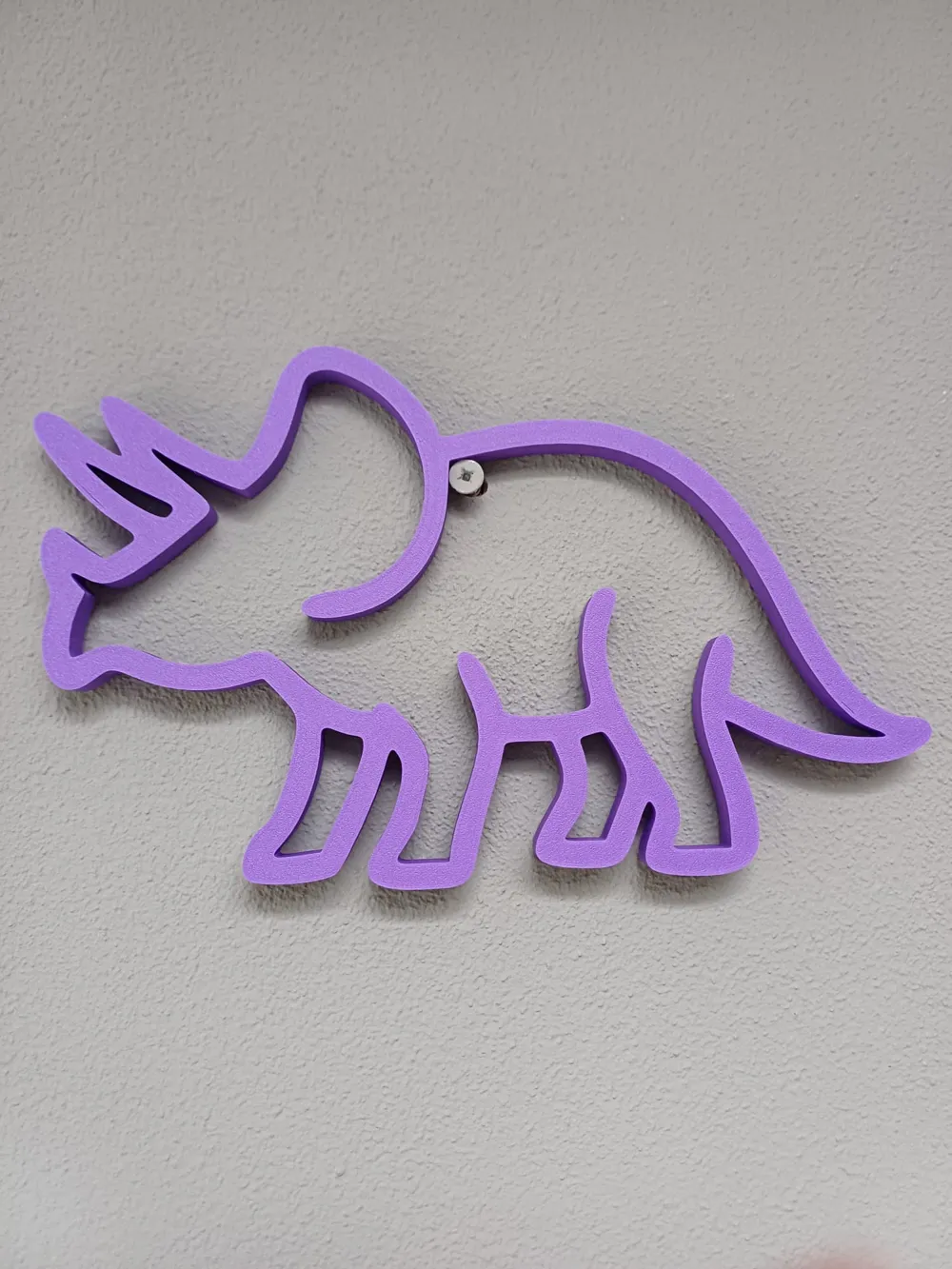 Triceratops silhouette. - Free 3D Print Model - MakerWorld
