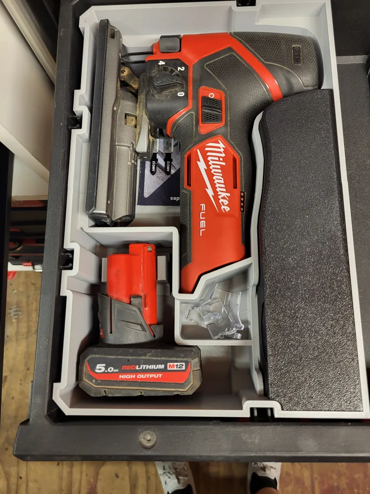 M12 Fuel Jigsaw for 3 drawer Packout US version by Milwaukee Dave MakerWorld: Download Free 3D ...