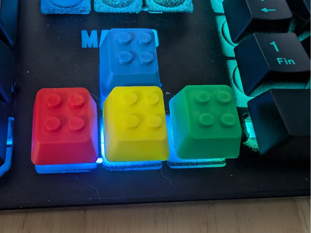 Brick Membrane Keyboard Cap by BluePrintPFC - MakerWorld