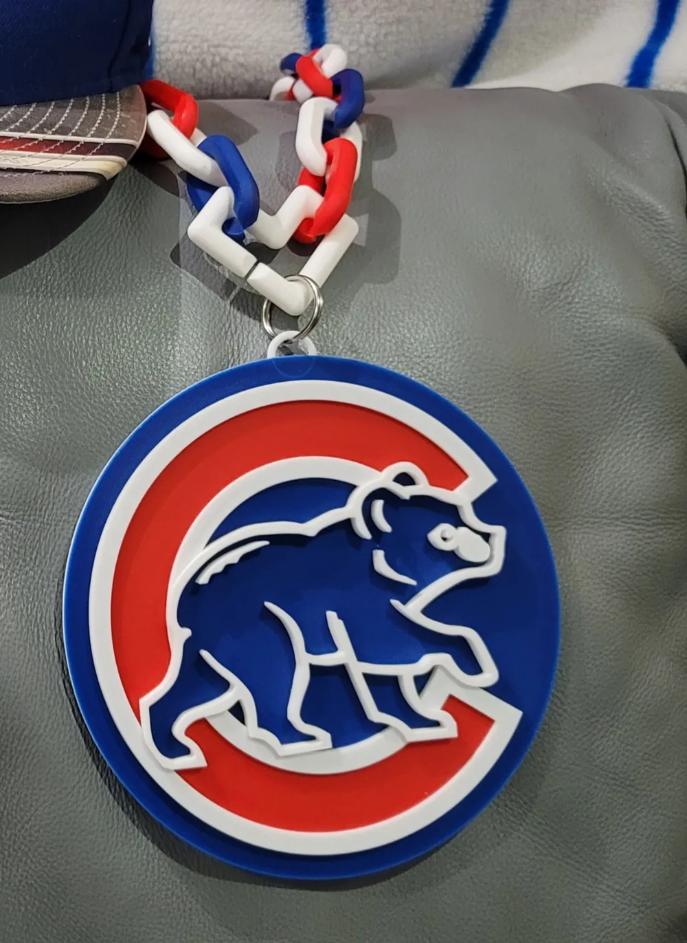 Chicago Cubs 3d Walking Cub logo 180mm x 180mm 0.2mm layer, 4 walls, 10 ...