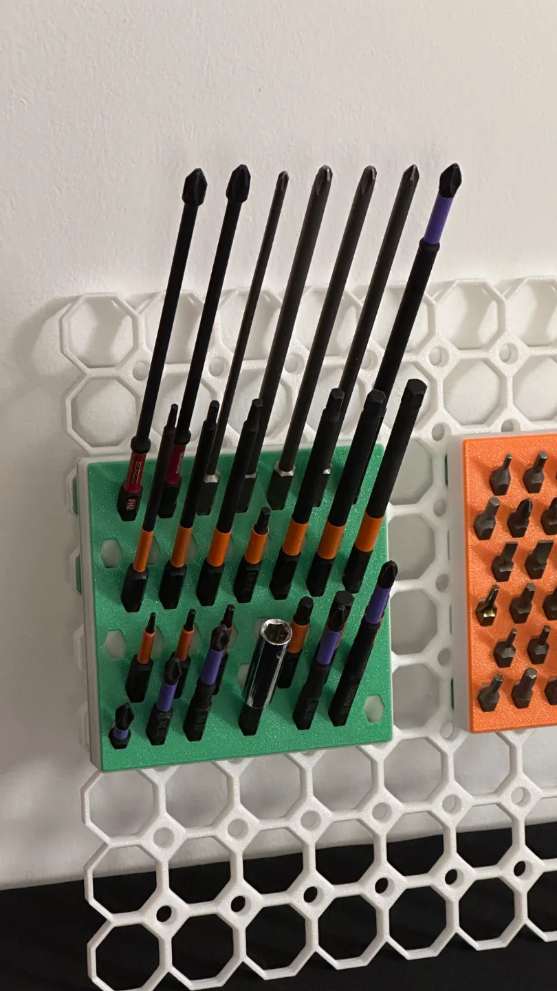 MULTIBOARD HEX BIT Holder Multipoint rail socket by LorMard MakerWorld ...