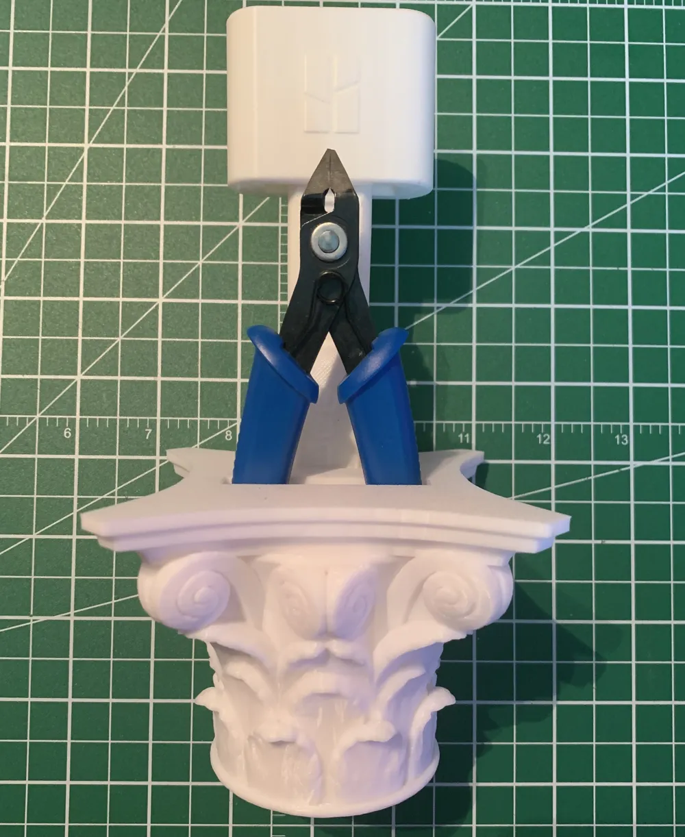 Greek Pillar Scraper And Flush Cutter Holder - Free 3D Print Model ...