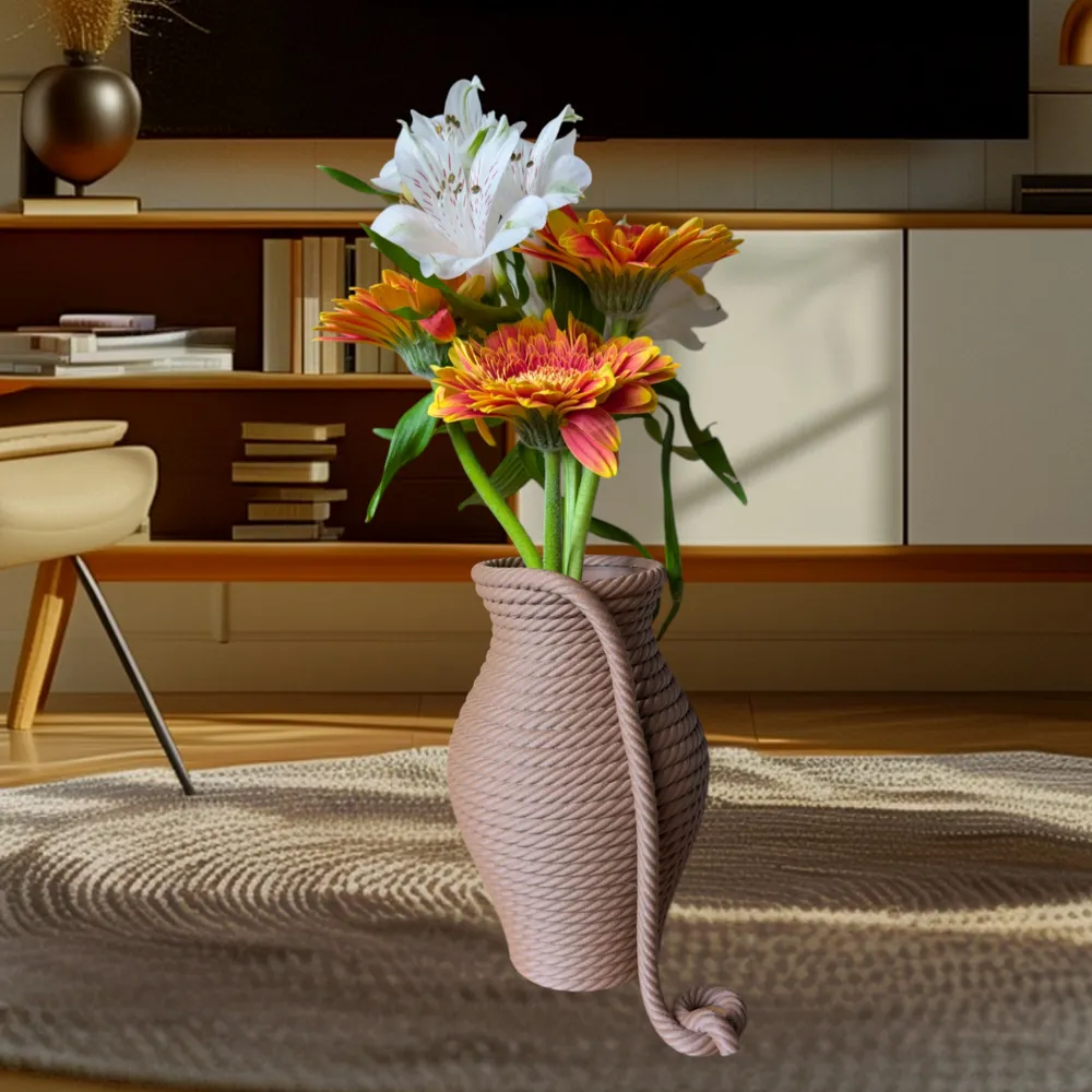 Rope Vase by Dondelschwinger MakerWorld: Download Free 3D Models