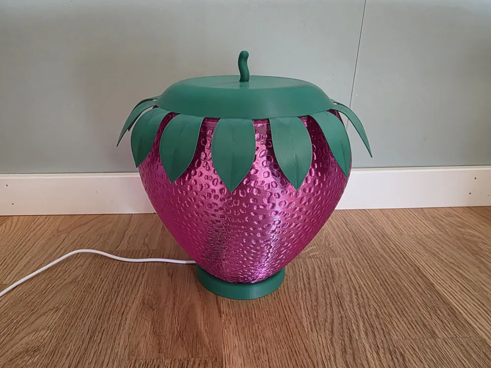 Strawberry Lamp - LED KIT 001 by T.H Made MakerWorld: Download Free 3D ...