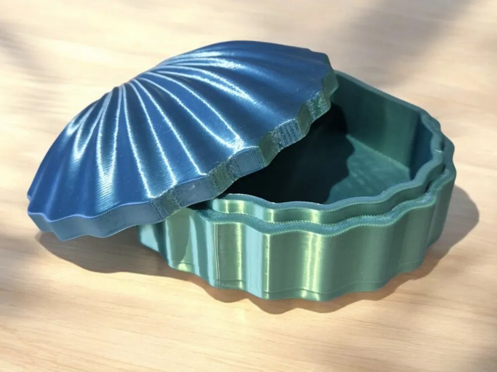 Seashell jewellery Box - Free 3D Print Model - MakerWorld