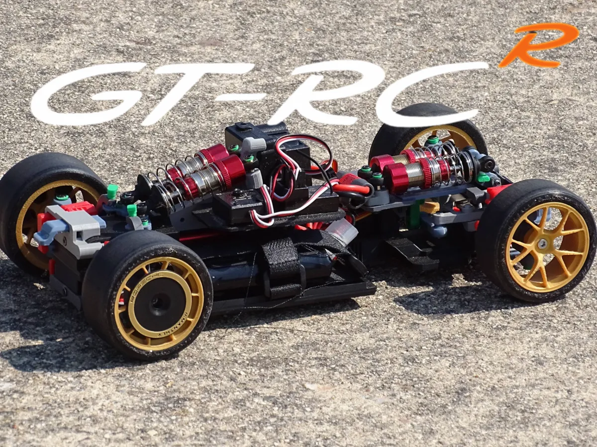 GT-RC R v1.0 Modular RC Chasis (MJX HyperGo) - Free 3D Print Model ...