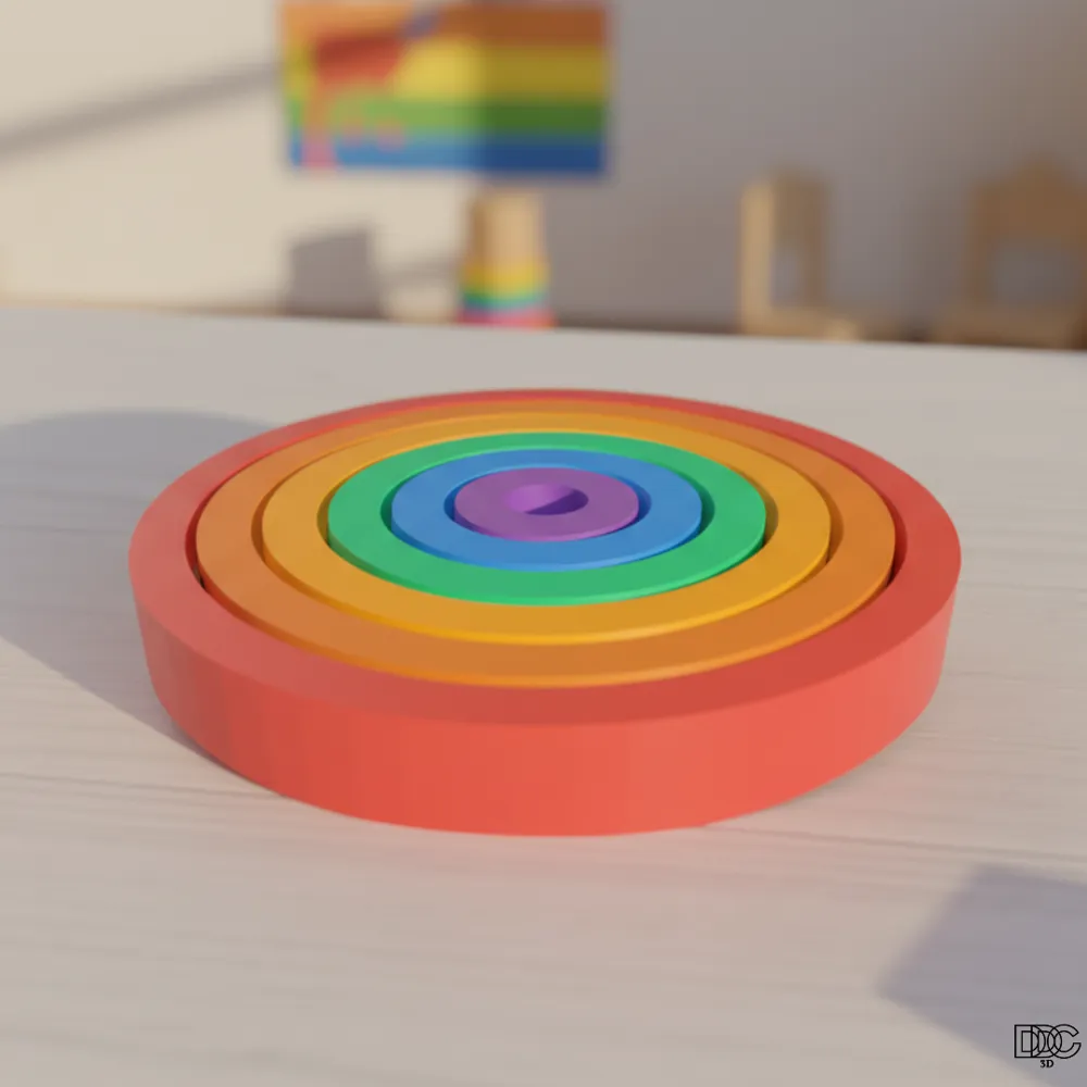 Montessori Waldorf Rainbow Generator - Free 3D Print Model - MakerWorld