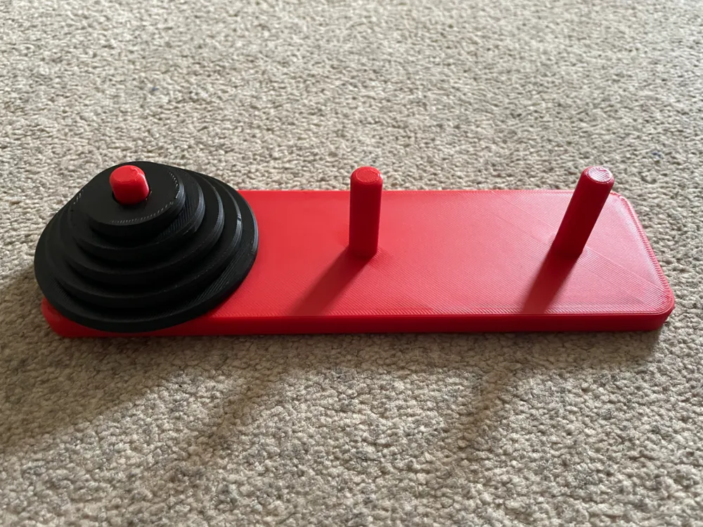 Tower of Hanoi Logic Puzzle by HighlandG 3D - MakerWorld