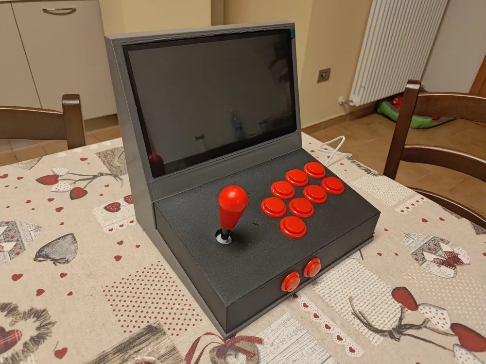 MEGA mini borne d'arcade 10" avec manette amovible par Fuoconerow MakerWorld : Téléchargez des ...