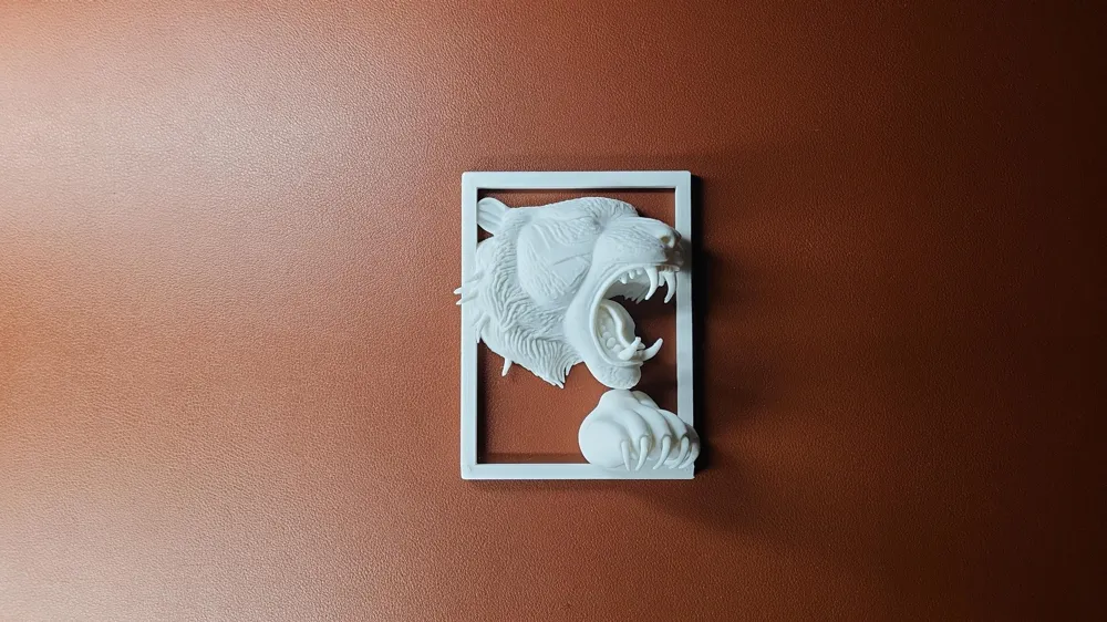 Out of the Frame: Tiger Uncaged by AlphaSculpt MakerWorld: Download ...