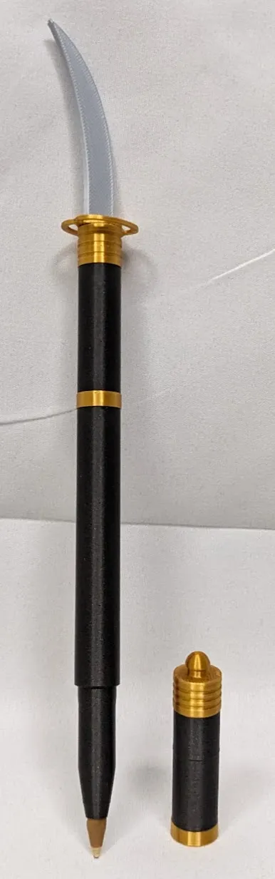 Pole Sword Pen | Japanese Naginata Polearm by Rexi Labs MakerWorld ...