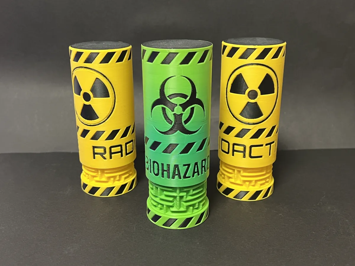 Fun 3D Puzzle Maze - Radioactive - Biohazard - Free 3D Print Model ...