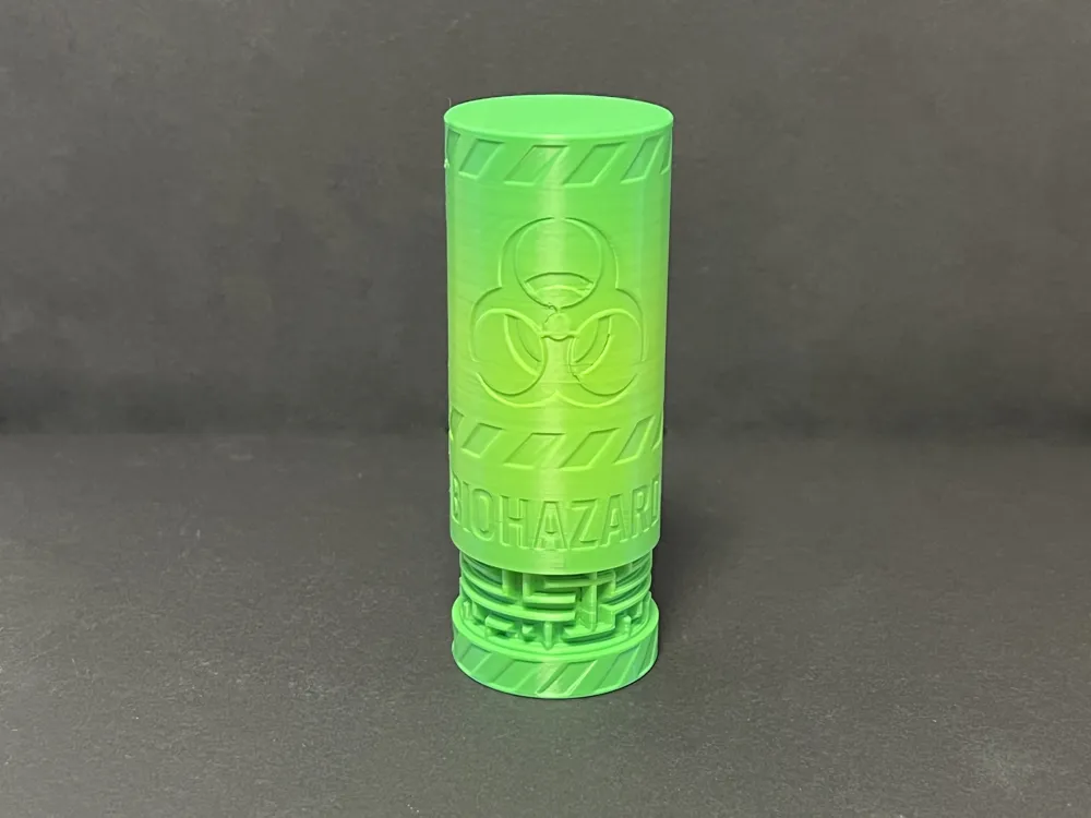 Fun 3D Puzzle Maze - Radioactive - Biohazard - Free 3D Print Model ...