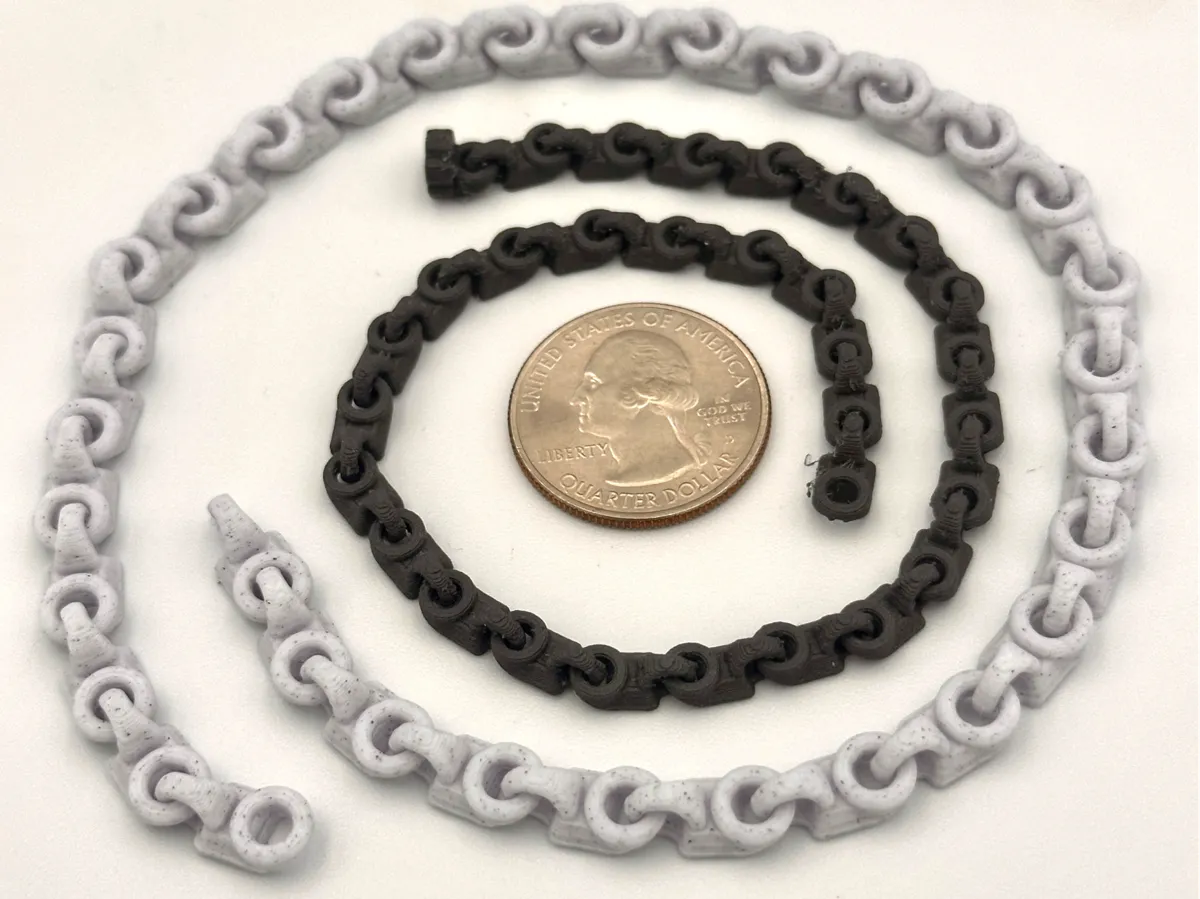 48 inch Compact Print in Place Chain - 10 lb hold! - Free 3D Print ...