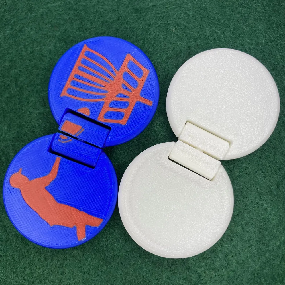 Disc Golf Slider + Flip Fidget () - Free 3D Print Model - MakerWorld
