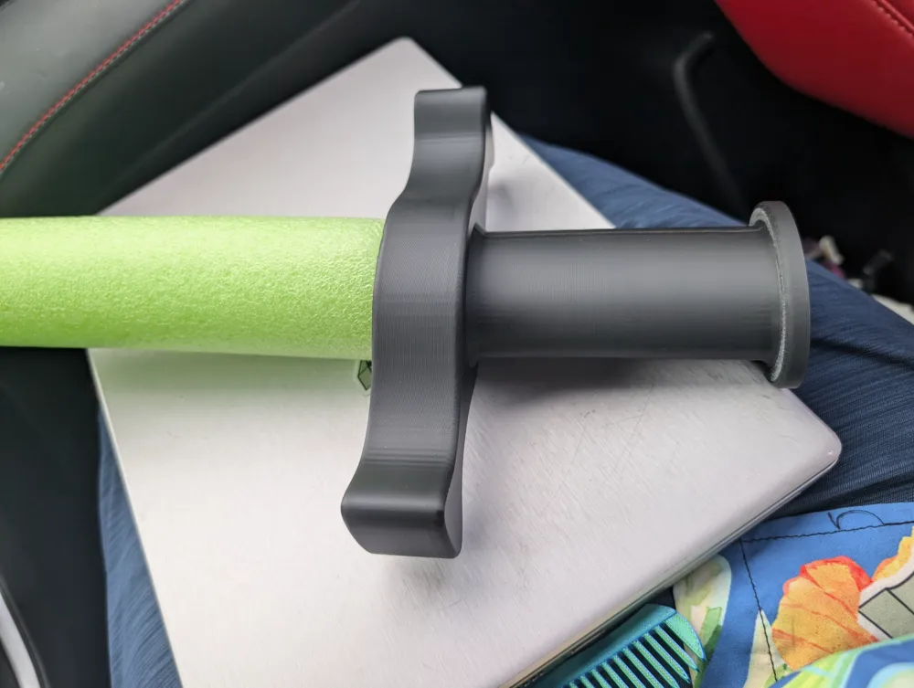 Pool noodle sword handle by explodeyboiLink - MakerWorld