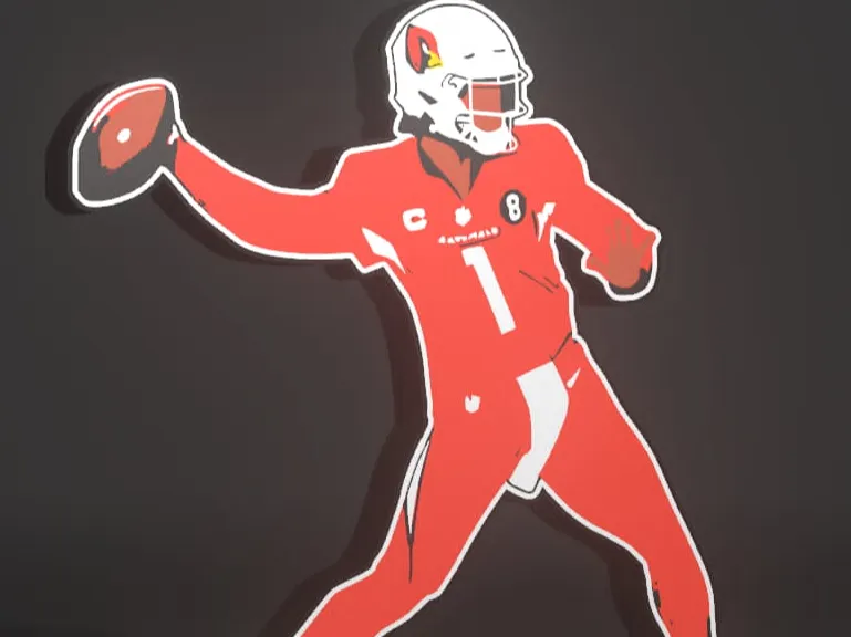 Kyler Murray Light box - Free 3D Print Model - MakerWorld